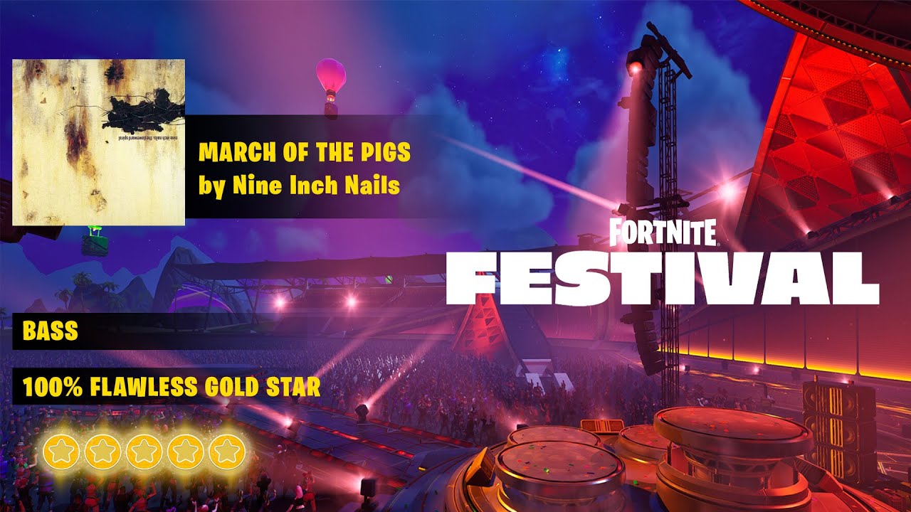 Fortnite Festival: March Of The Pigs by Nine Inch Nails Bass X 100% ...