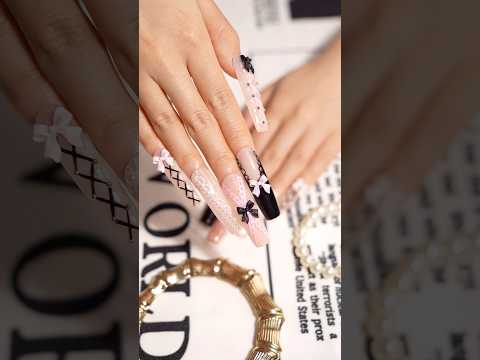 H237 Ballerina handmade square nails #Lovful #LovfulNails #PressOnNails