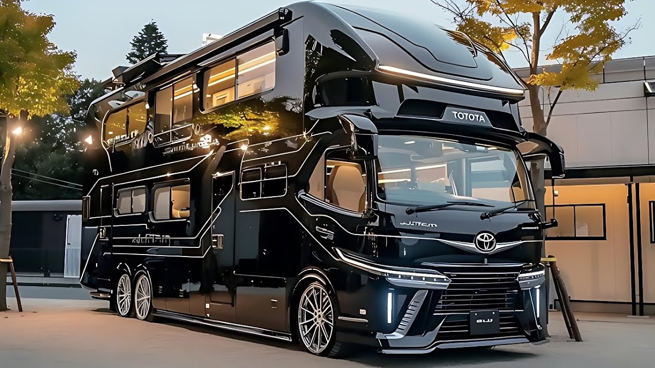 2026 Toyota Double Decker Camper | Full Exterior, Interior ...