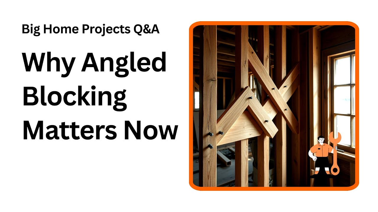 Why Old Houses Have Angled Blocking Explained - YouTube