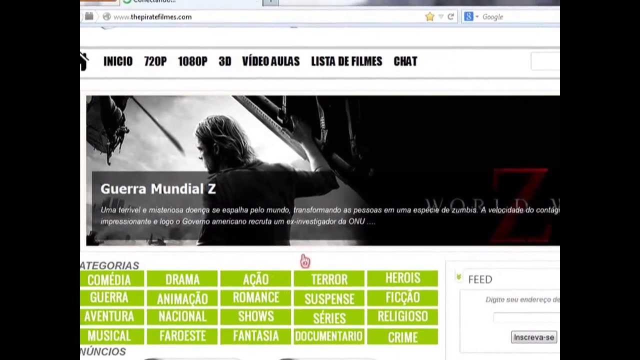 MELHOR SITE PARA BAIXAR FILMES E SERIES EM TORRENT DE 2013 - YouTube