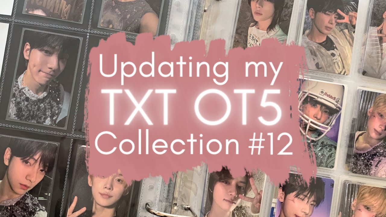 Storing TXT OT5 Freefall Photocards ♡ no talking just vibes binder ...