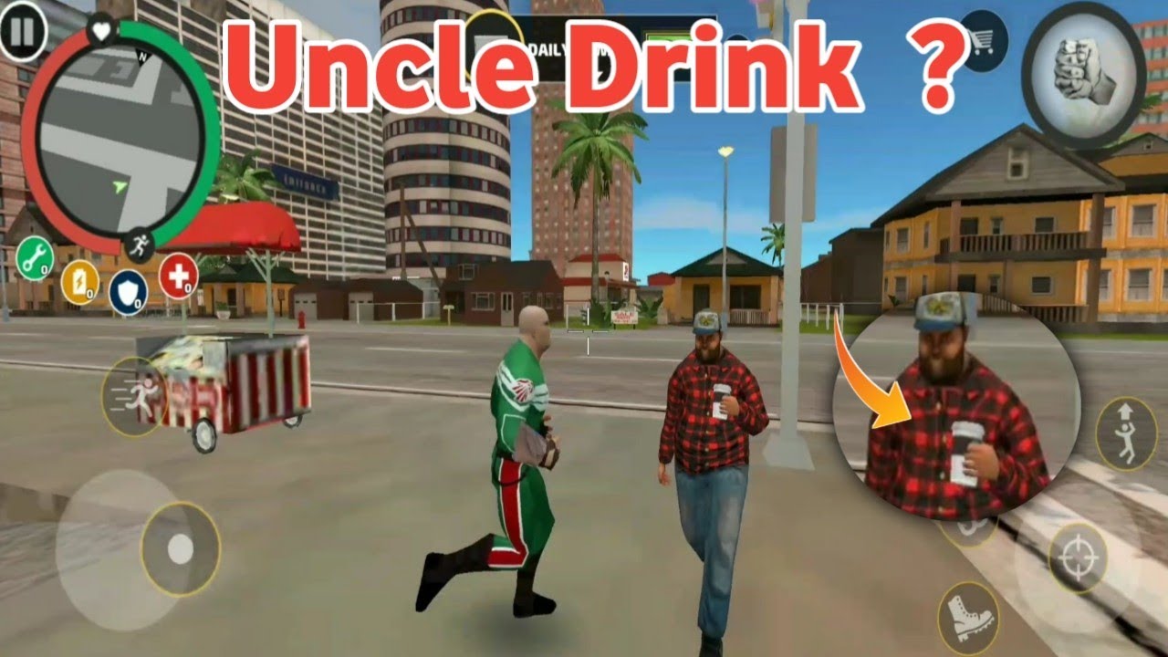 Uncle Drink ? In Rope Hero Vice Town Gameplay Video - YouTube