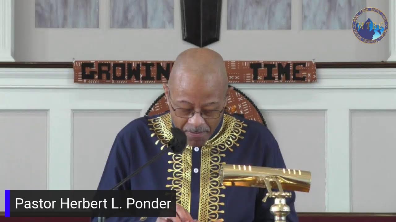 Sunday Service with Pastor Herbert L. Ponder - YouTube