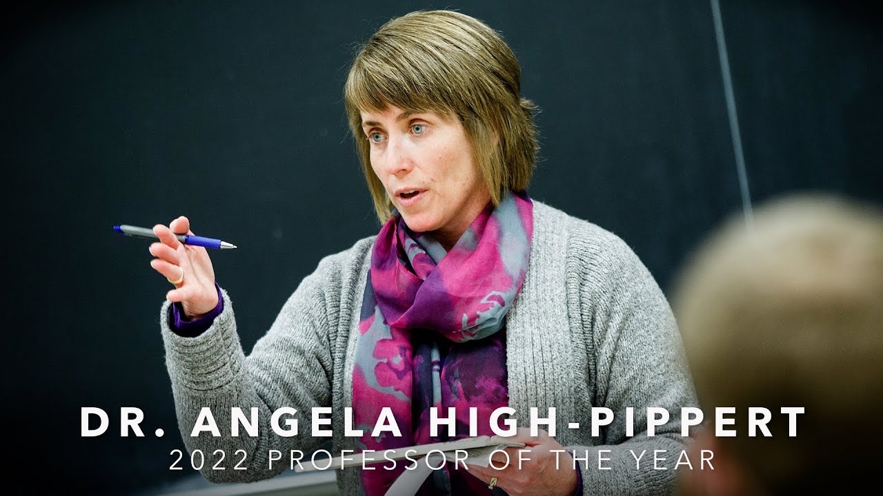 Angela High-Pippert - 2022 Professor of the Year - YouTube