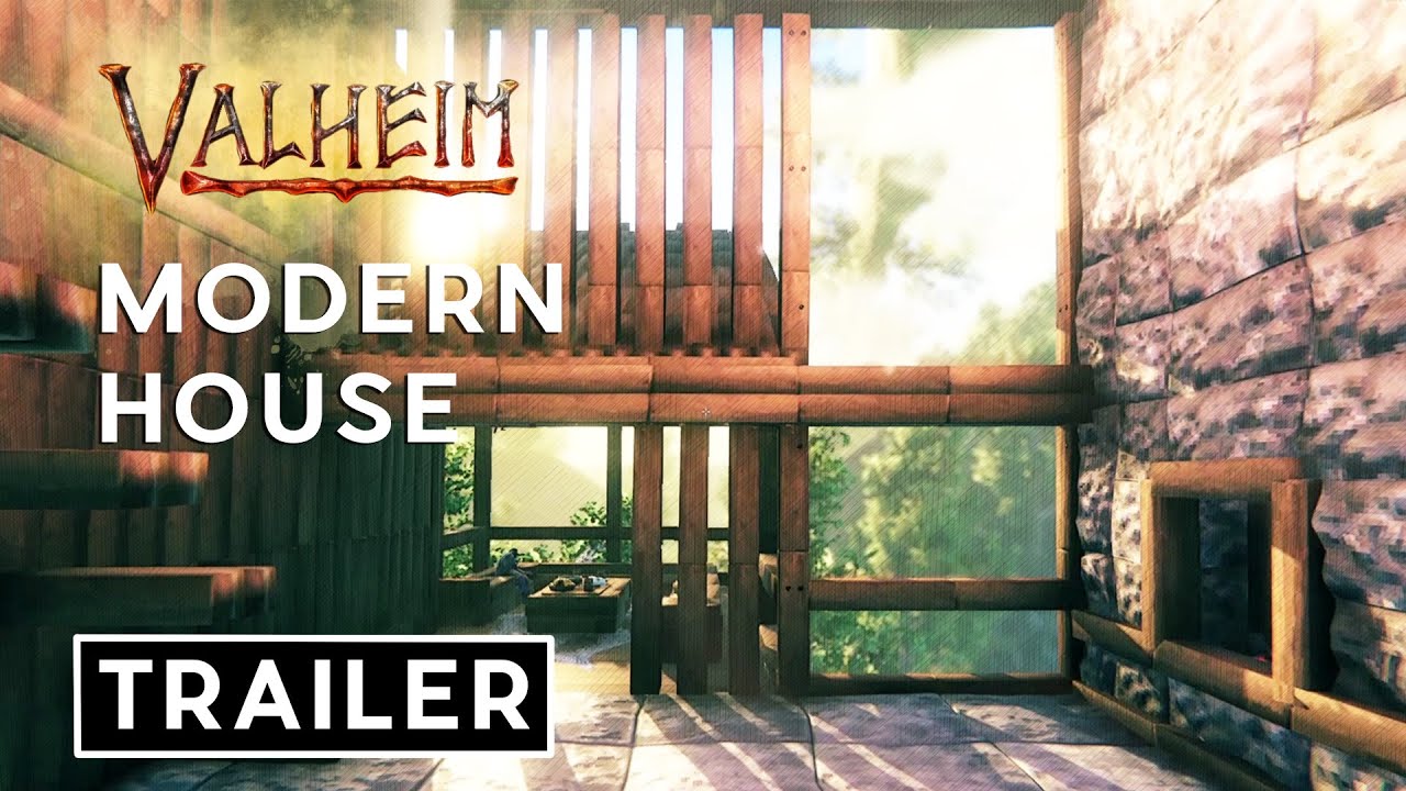 Valheim - Modern House - TRAILER - Minimalism with Hidden Features ...