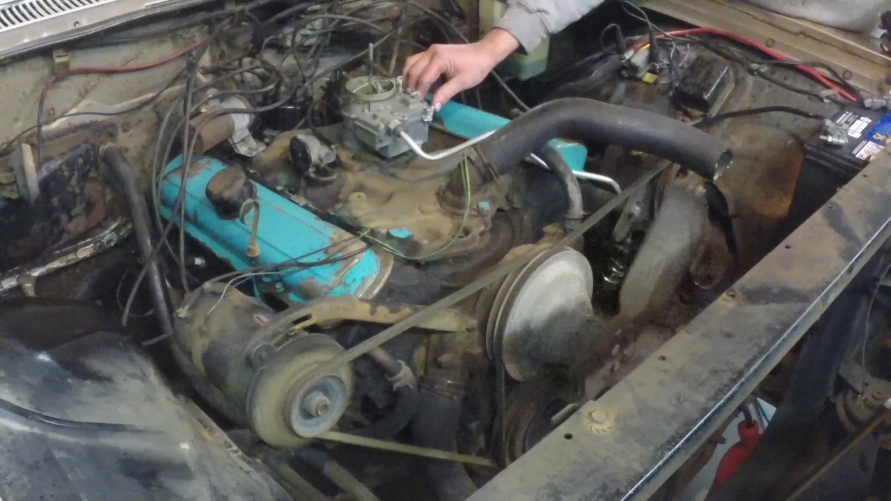 1960 Pontiac 389 runs great after sitting 37 years - YouTube