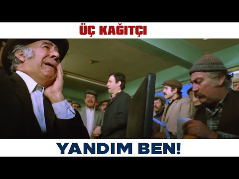 Üç Kağıtçı Türk Filmi | Rıfkı, Satılmış Ağanın Paralarını Alıyor