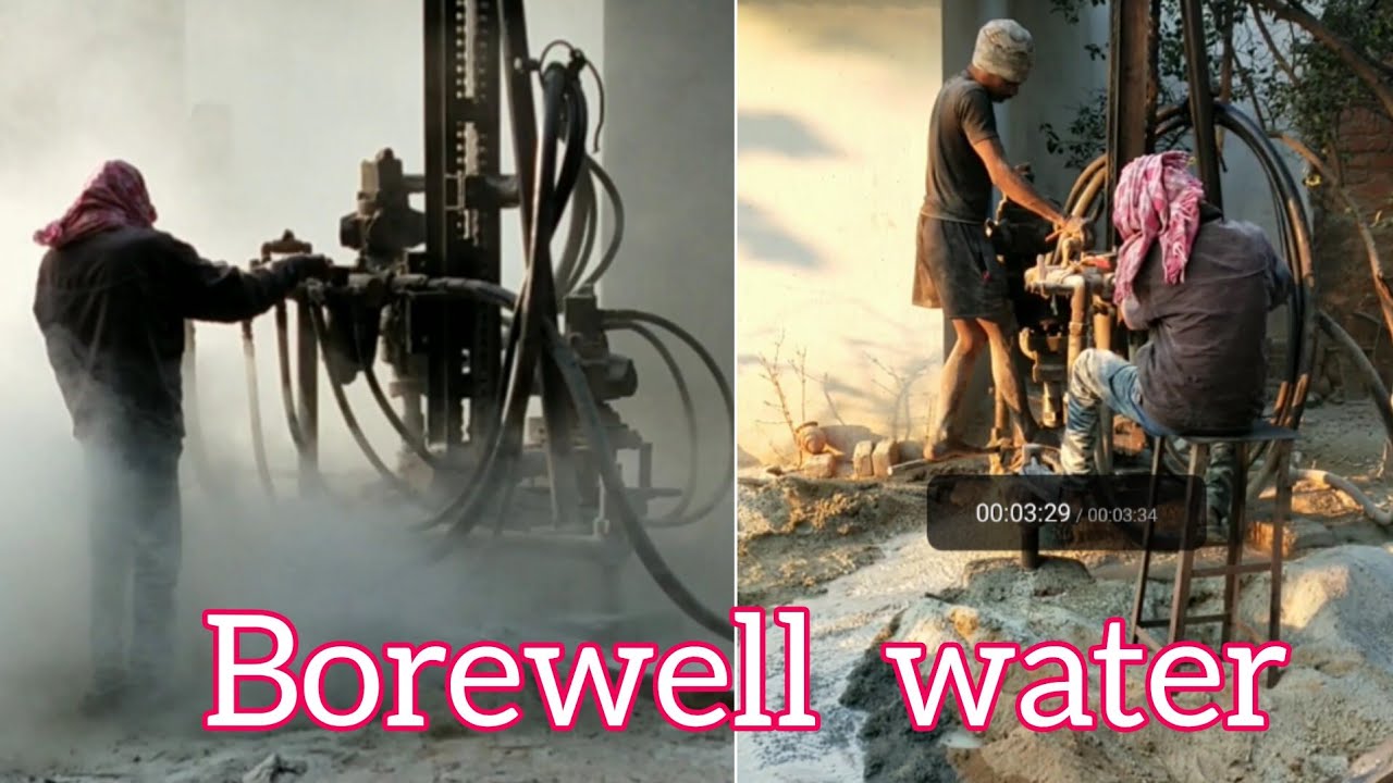 Borewell drilling 100% water Amazing water || success full borewell ...