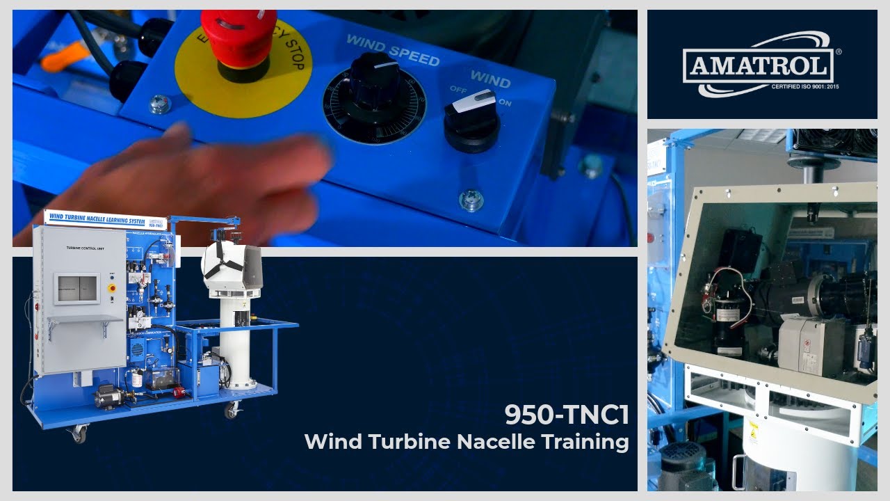 Wind Turbine Nacelle Training - Amatrol's 950-TNC1 - YouTube