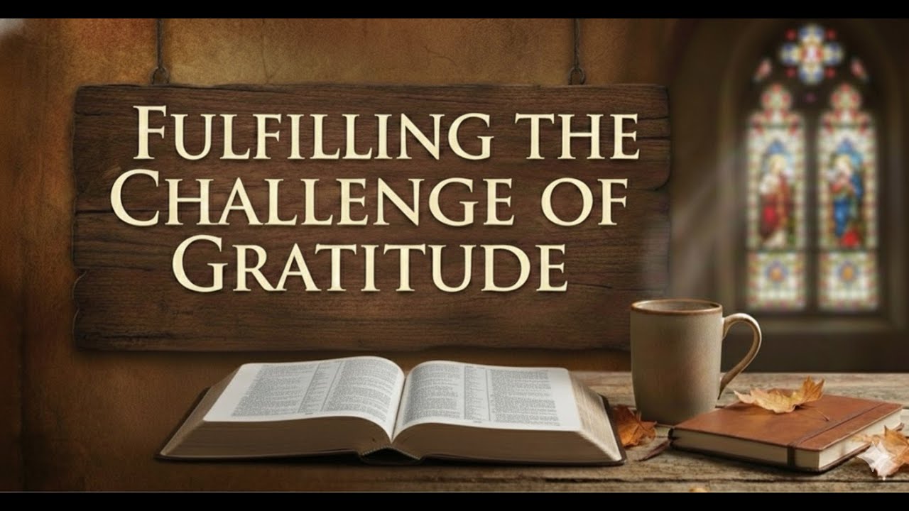 Fulfilling the Challenge of Gratitude - YouTube