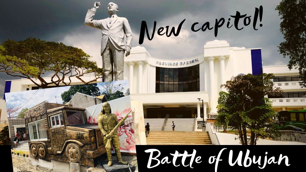 NEW BOHOL CAPITOL + BATTLE OF UBUJAN SITE | BOHOL VLOGGERS COLLAB - YouTube