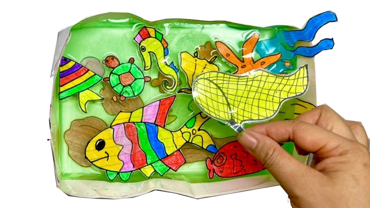 [ paperdiy ] Fish bowl🐟 Blind bag Asmr Rasing Fish - How to make Fish ...