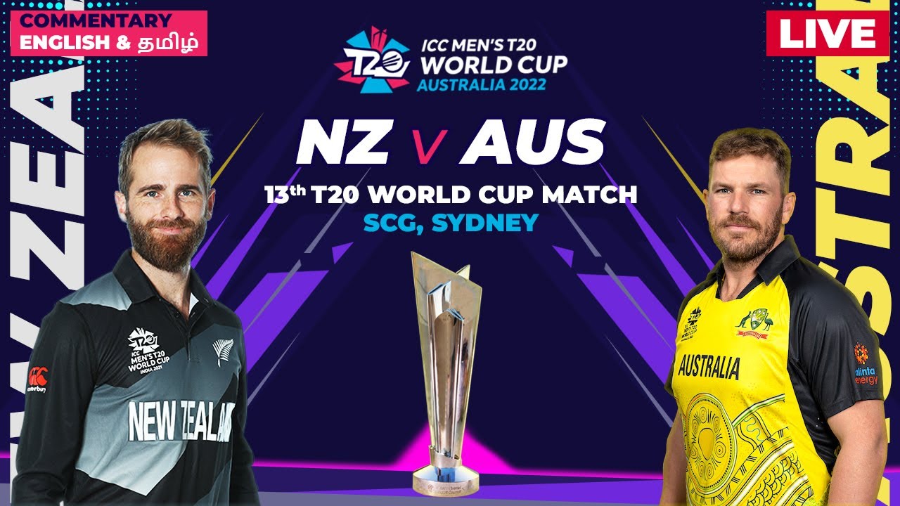 🔴Live: Australia vs New Zealand T20 World Cup Match AUS vs NZ Live ...