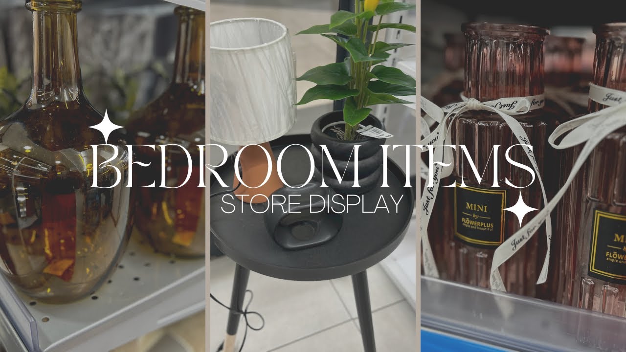 PEP HOME BEDROOM ITEMD || BEDSIDE TABLE DISPLAY IDEA || STORE VISIT ...