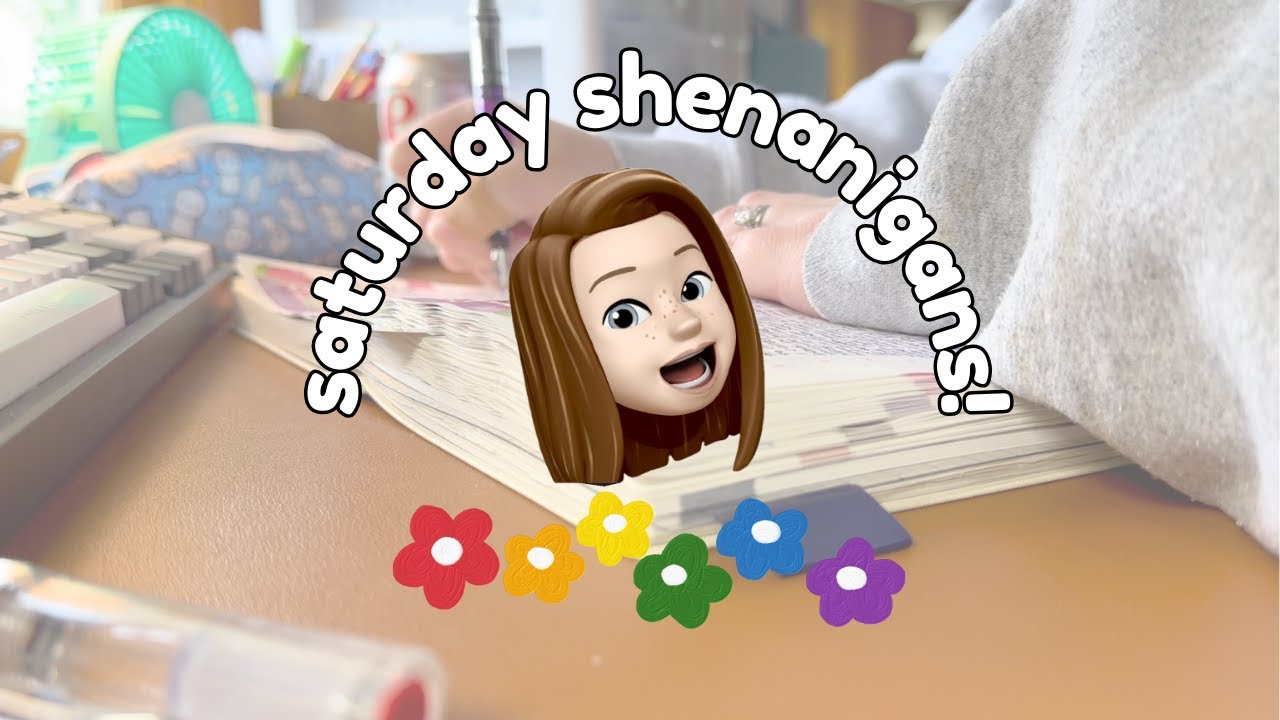 Saturday Shenanigans | journal and commonplace with me - YouTube