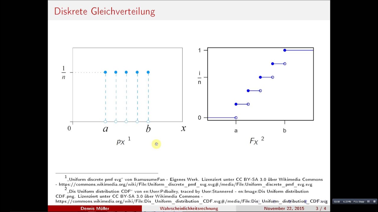 Diskrete Gleichverteilung - YouTube