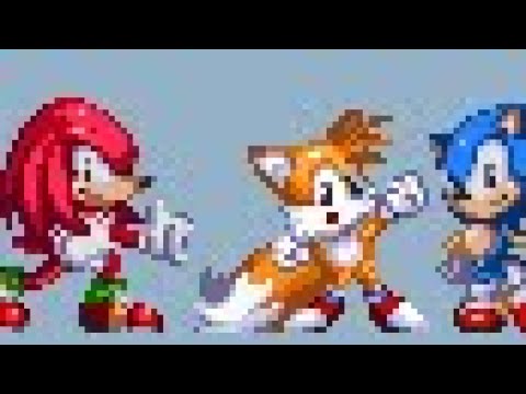 sonic vs rhinobot (SONIC 3 AND KNUCKLES FIGHT COMING SOON) - YouTube