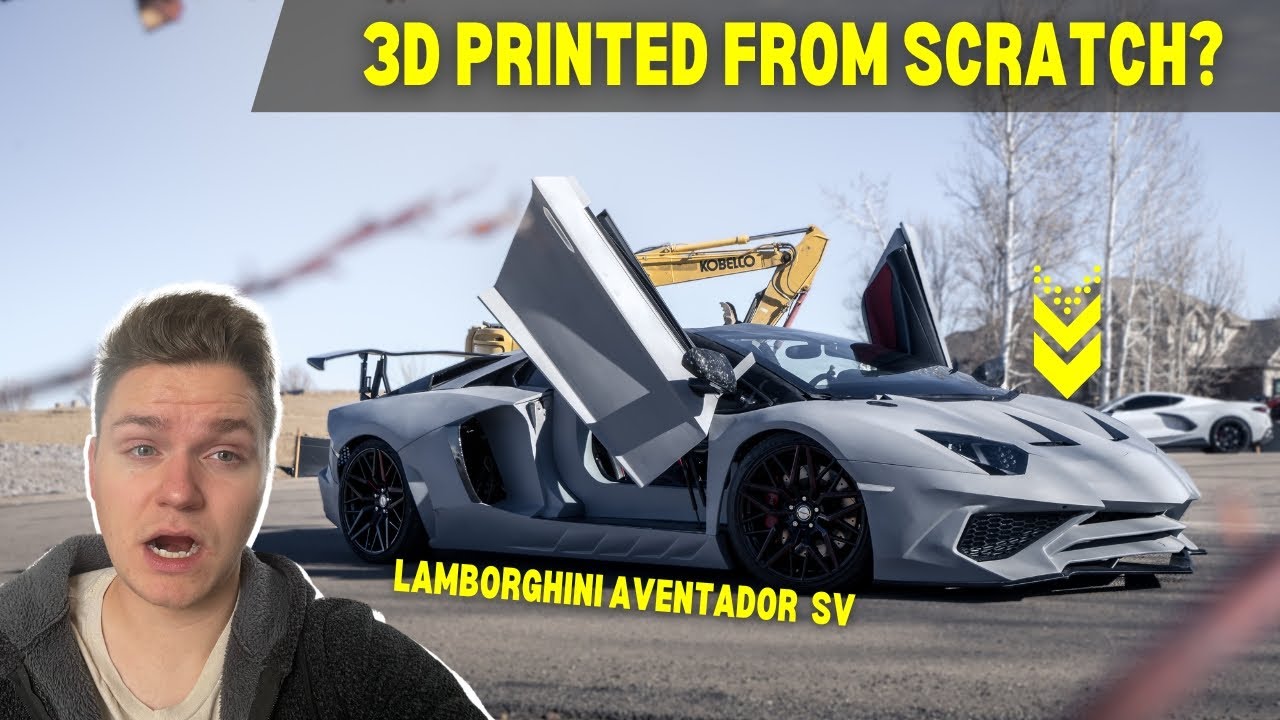 Sterling Backus's 3D Printed Lamborghini Aventador - YouTube