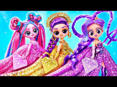 Лили Лавбрейдс, Руми и Лали! Преображение в бриллиантовом стиле! K-Pop Demon Hunters DIY
