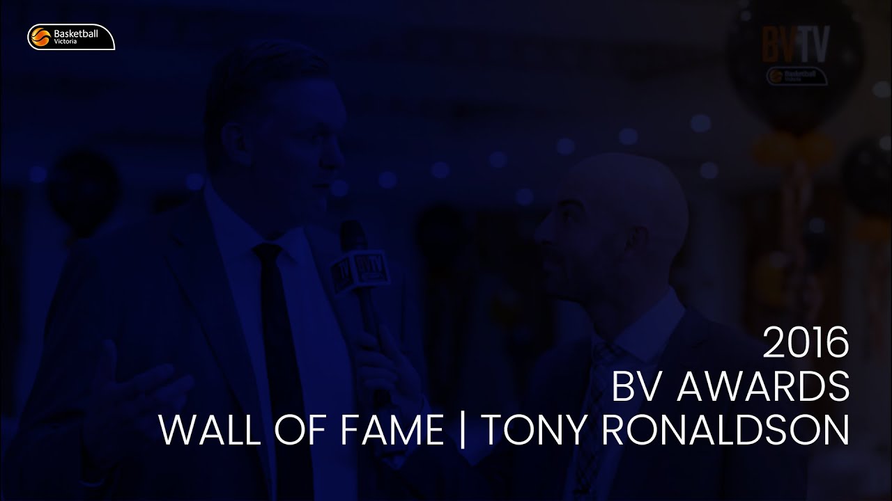 2015 Basketball Victoria Wall of Fame | Tony Ronaldson - YouTube