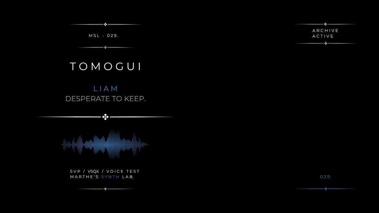 [SynthV Cover] Liam – 友喰い (Tomogui) (SVP Included) | Marthe's Synth Lab ...