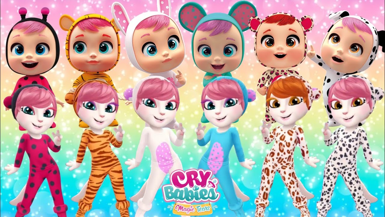 Cry Babies Magic Tears In My Talking Angela 2 || Makeover Cosplay - YouTube