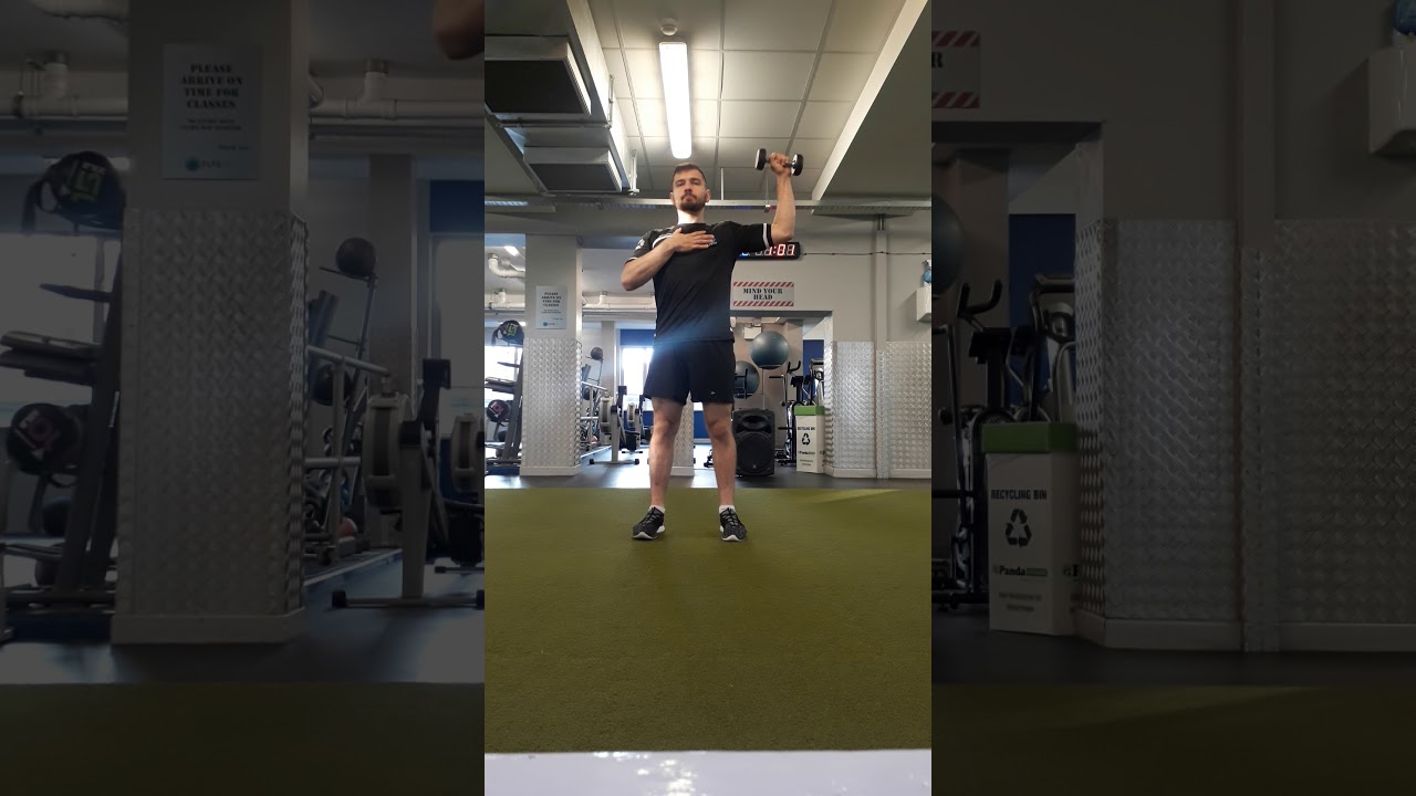 Standing single arm external rotations - YouTube