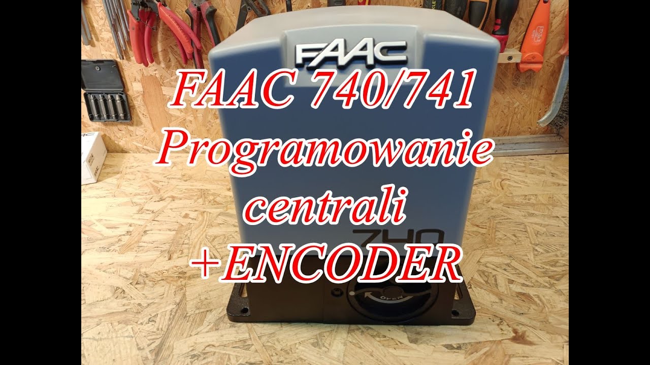 14. FAAC 740 / 741 Programowanie Centrali + ENCODER . FAAC 748D Konfiguracja Centrali ...