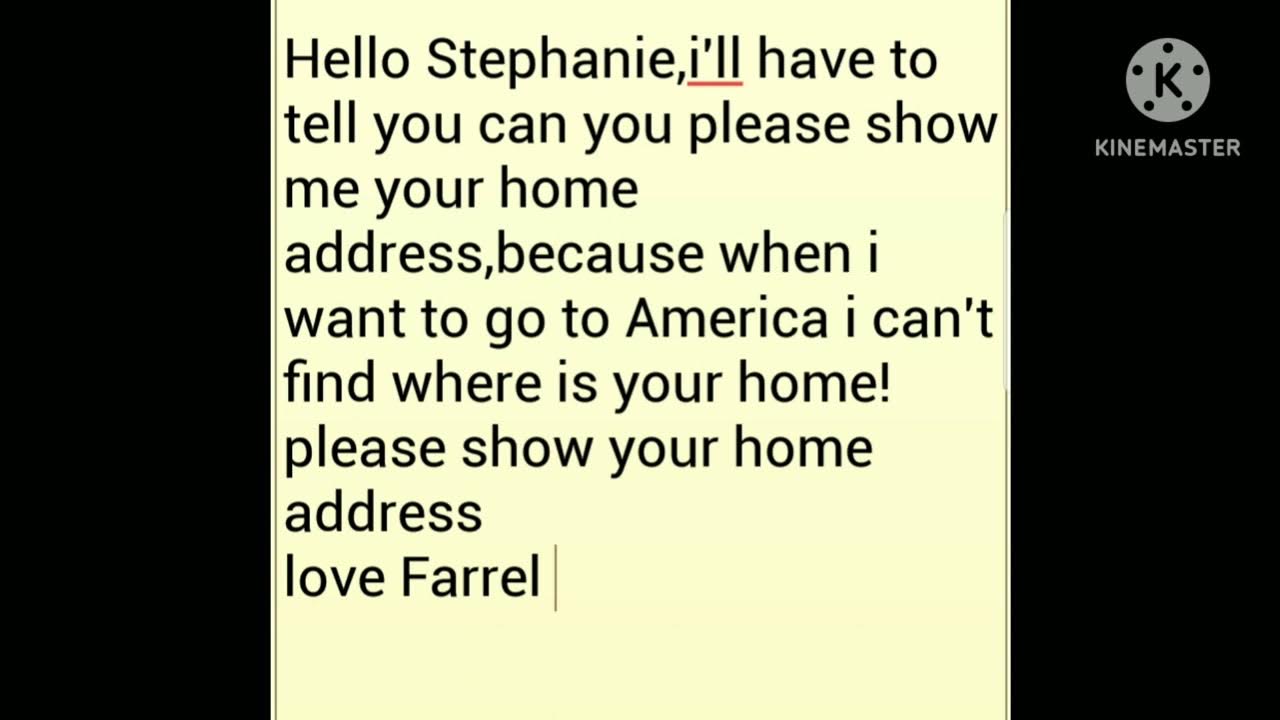 Message to Stephanie ladd 2 - YouTube