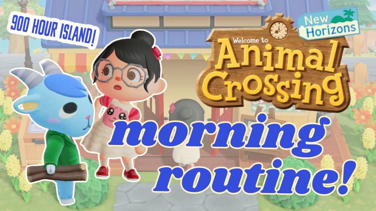 Animal Crossing: My Morning Routine! ft. Sherb, Roald, and Flora! - YouTube
