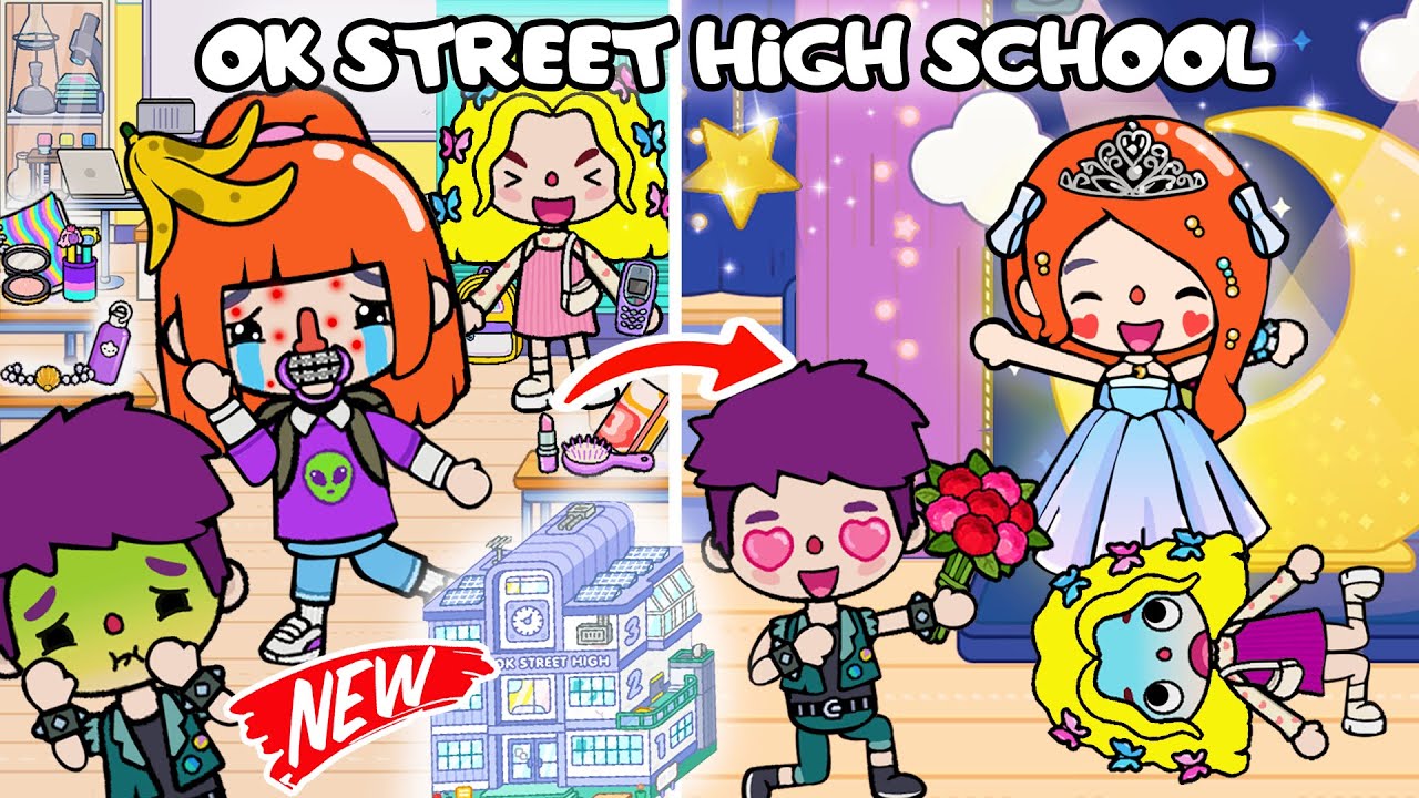 «СТАРШАЯ ШКОЛА» в Тока Бока! Из Ботанши В Красотку в Ok Street Hight ...