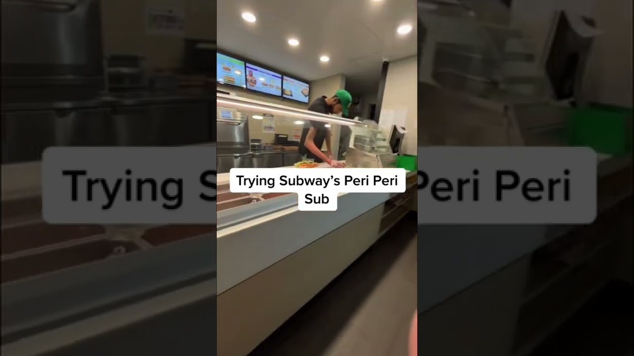 Trying Subway’s Peri Peri Footlong Sub #shorts #music #food #review # ...