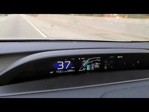 2020 Prius Prime getting 100 mpg average gas mileage on trip - YouTube