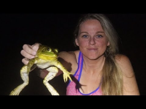 SHE'S A BULLFROG CATCHING MACHINE!!! We FOUND The MOTHER LOAD Of Bull ...