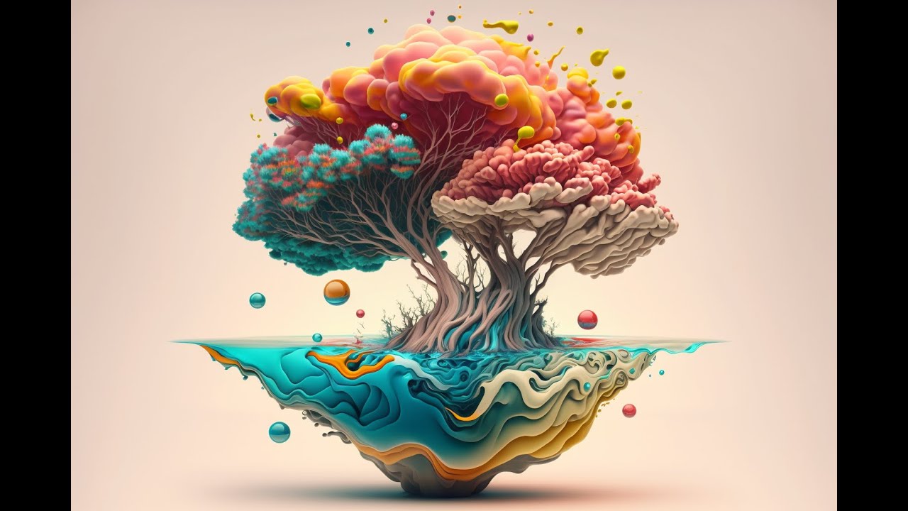 3D Trees Art - YouTube