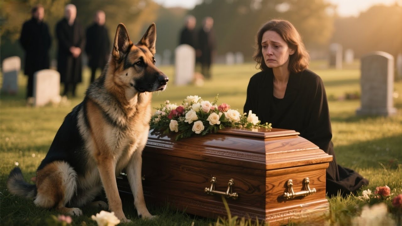 They Wanted to Say Goodbye.Yet the German Shepherd Wouldn’ Budge from ...