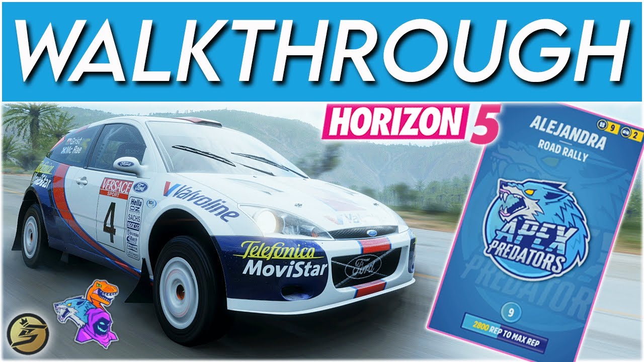 FH5 RALLY ADVENTURE: MAX REP LEVEL Apex Predators Road Rally - YouTube