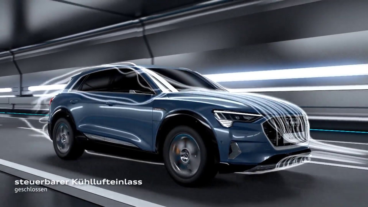 Aerodynamik des Audi e-tron Animation - YouTube