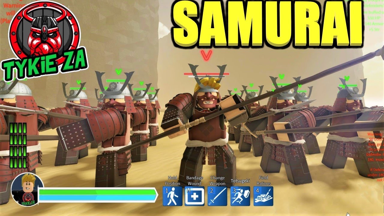 Roblox Warlords SAMURAI review - YouTube