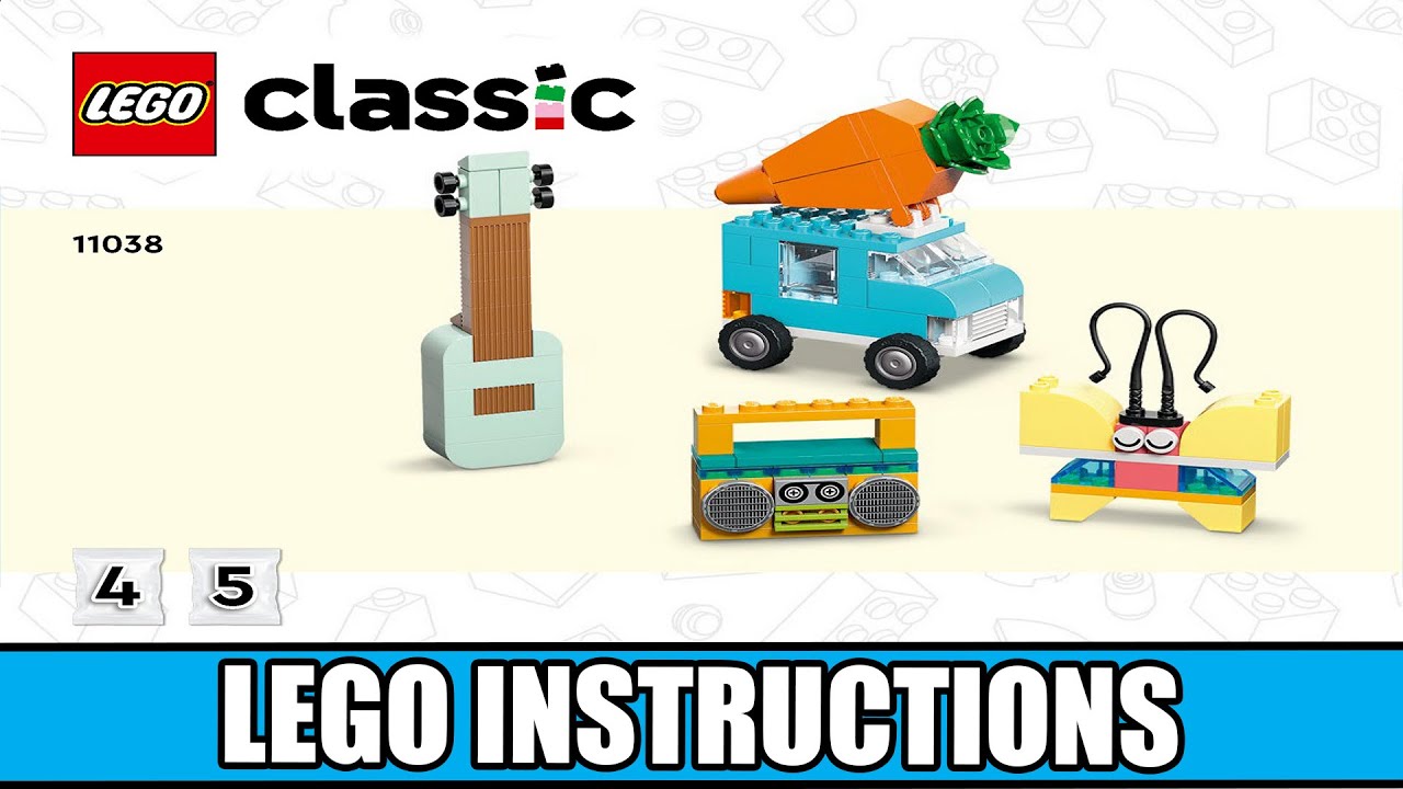 LEGO Instructions - Classic - Creative Box - 11038 - Vibrant Creative ...