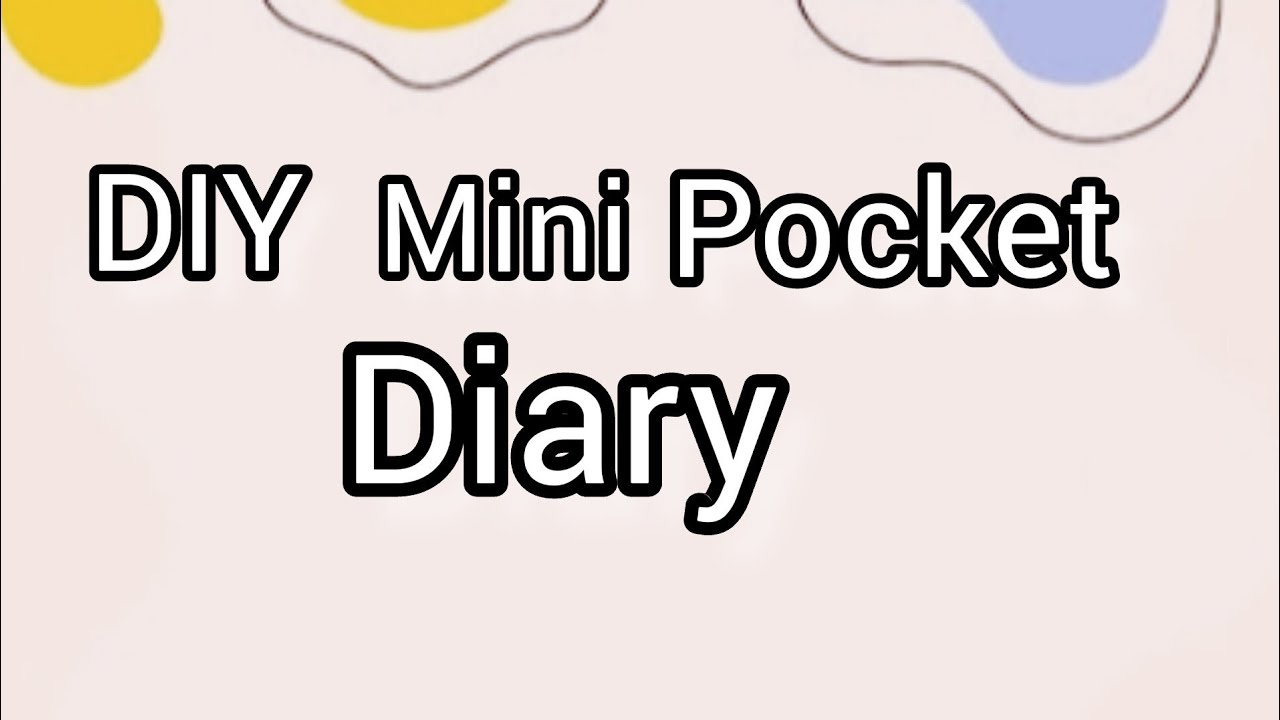 How to make mini pocket diary#paper craft #Diary@crafterinadiy3756 ...