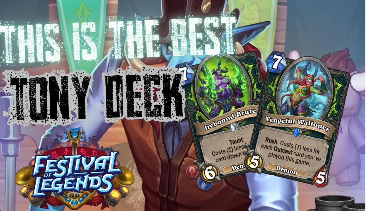 This Is the CRAZIEST Tony Deck I've Seen! - Wild Hearthstone Festival ...