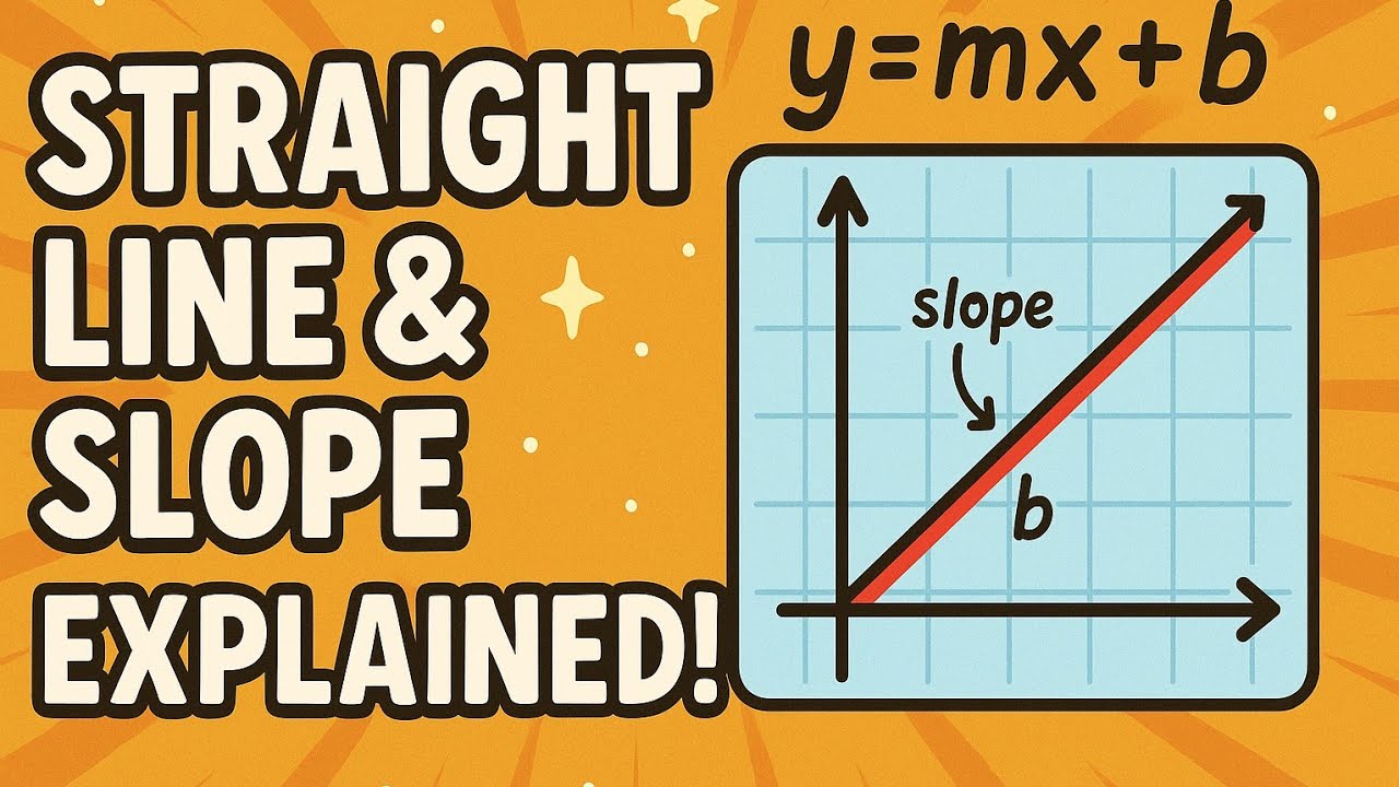 Equation of straight line//slope//basic mathematics for physics ...