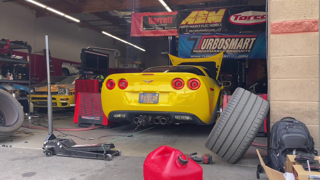Fully Built C6 Z06 LS7 Dyno - 623whp/547wtq - YouTube