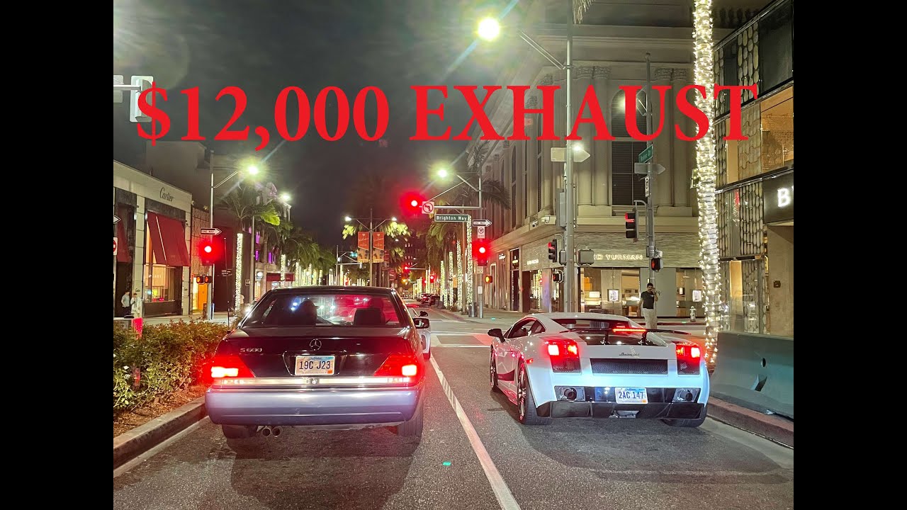 Effspot's $12,000 Exhaust left us speechless in Los Angeles!! - YouTube