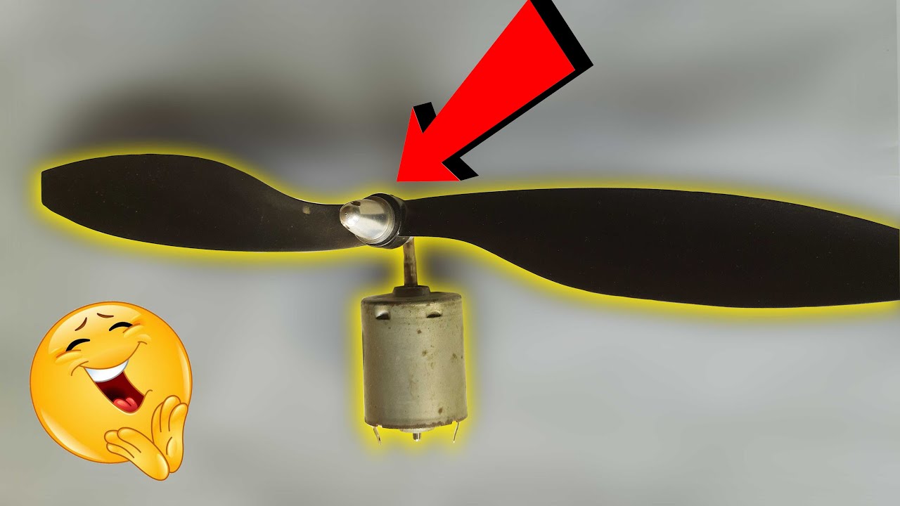 How to make propeller for dc motor | how to make a dc motor propeller ...