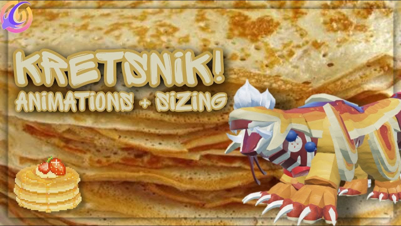 Kretsnik! (Animarions + sizing) Creatures of Sonaria! 🥞 - YouTube