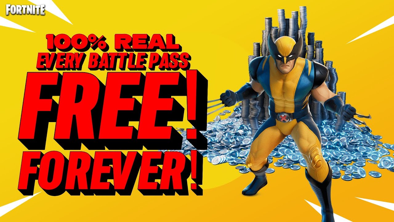 HOW TO GET EVERY BATTLE PASS FREE IN FORTNITE / DEADPOOL & WOLVERINE ...