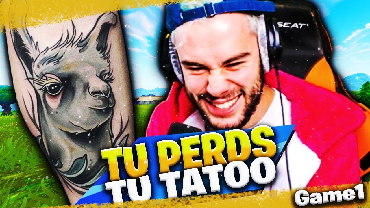 SI PAS TOP 1 = JE ME TATOUE UN LAMA IRL SUR LE BRAS ... #1 - YouTube